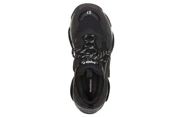 Balenciaga Triple S Iridescent Sneakers - Black