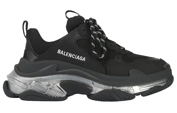 Balenciaga Triple S Iridescent Sneakers - Black