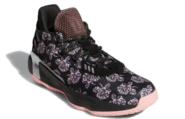 Adidas Dame 'rose City' Sneakers - Black/pink/gray