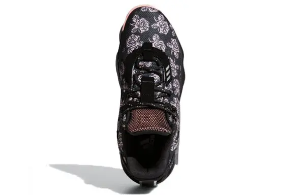 Adidas Dame 'rose City' Sneakers - Black/pink/gray