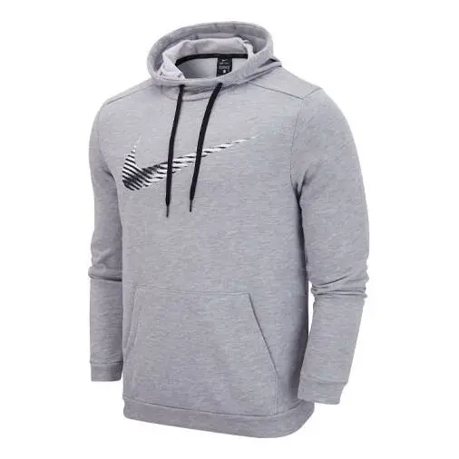 Nike Dri-fit Casual Pullover Training Dark Grey - Gray