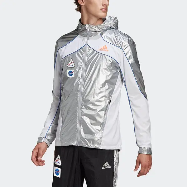 Adidas Space Jacket Hooded Running Jacket