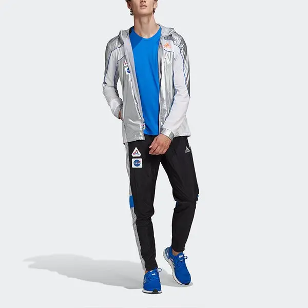 Adidas Space Jacket Hooded Running Jacket