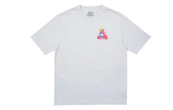 PALACE Tri-smiler Round Neck T-shirt - Grey