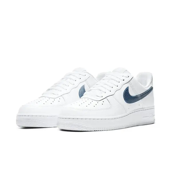 Nike Force 1 Low "blue Snakeskin" Sneakers