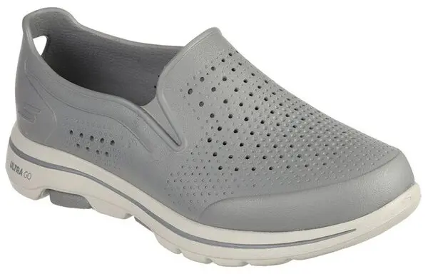 Sketchers Go Walk 5 Slip-on Sneakers - Gray