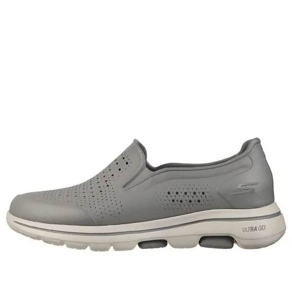 Sketchers Go Walk 5 Slip-on Sneakers - Gray
