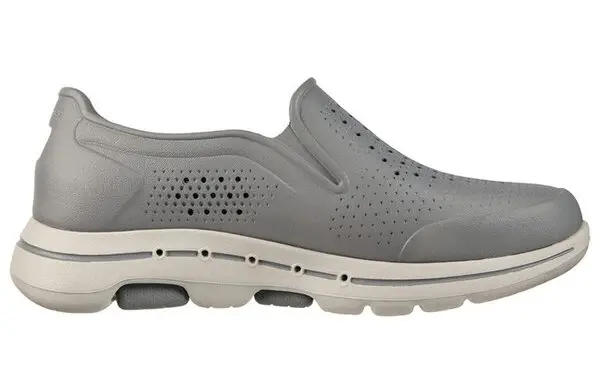 Sketchers Go Walk 5 Slip-on Sneakers - Gray