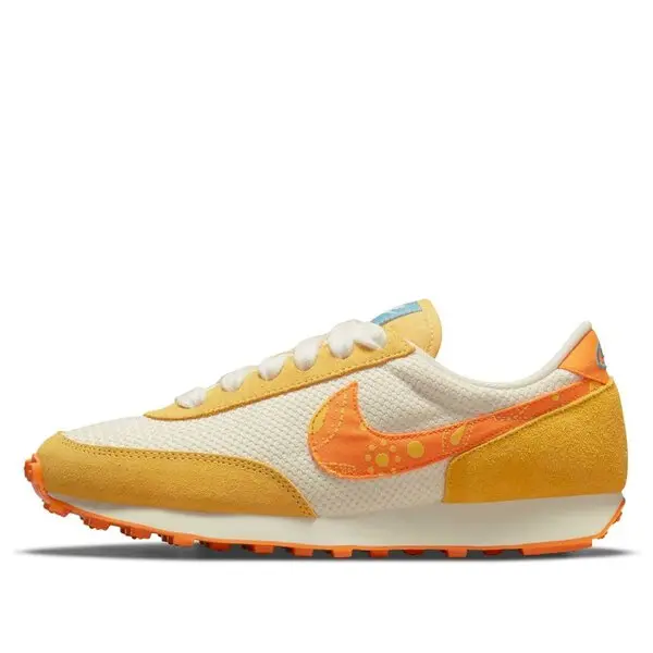 Nike Daybreak Paisley Swoosh Sneakers - White/orange