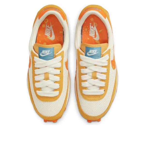 Nike Daybreak Paisley Swoosh Sneakers - White/orange