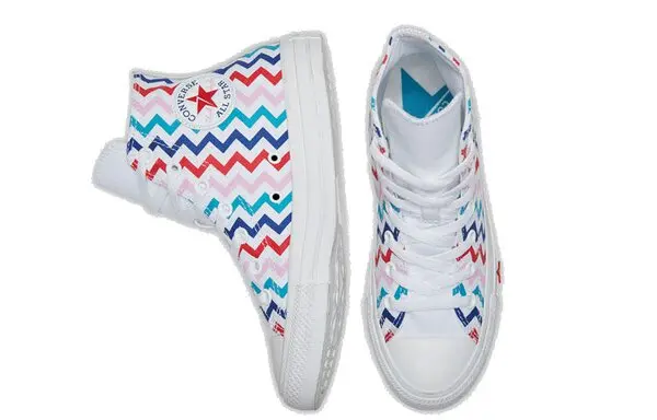CONVERSE Chuck Taylor All Star High Top "zigzag - White