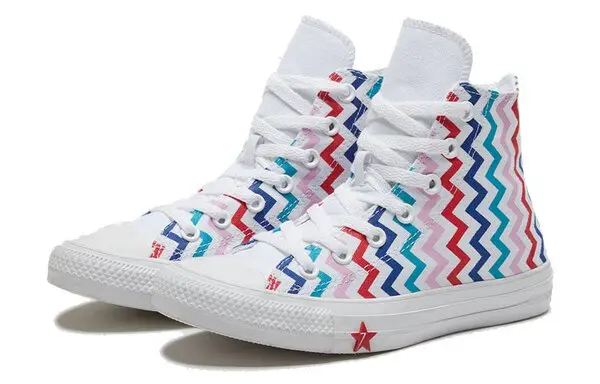 CONVERSE Chuck Taylor All Star High Top "zigzag - White