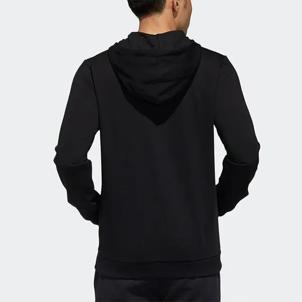 Adidas Neo Alphabet Printing Casual Sports Zipper - Black
