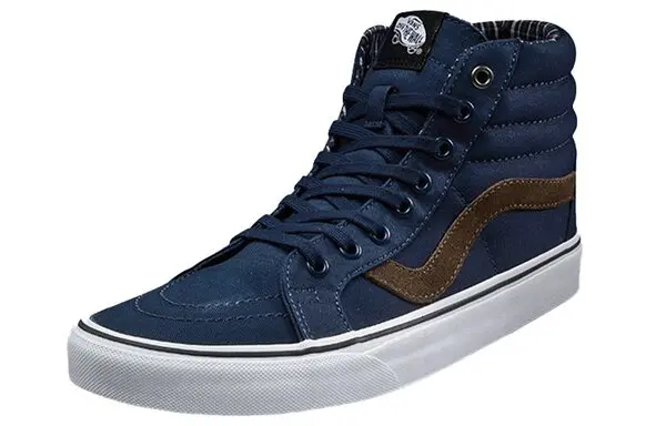 VANS Sk8-hi Reissue Cord & Plaid Sneakers - Blue