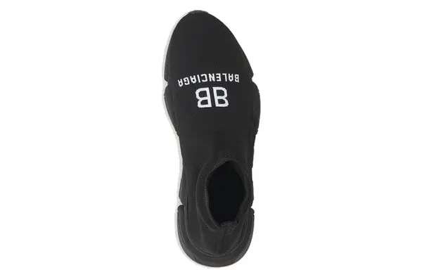 Balenciaga Recycled Speed Sock Sneakers - Black