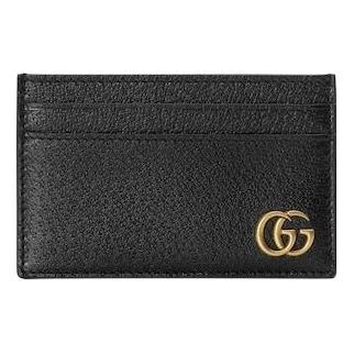Gucci 26 Gg Marmont Card Holder Wallet - Black