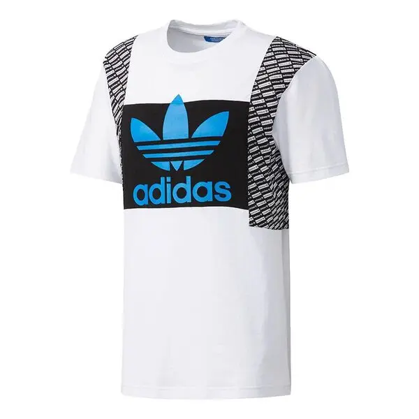 Adidas Originals 2 Lond Causual Sports Printing Round Collar Male - White