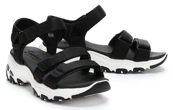 Sketchers D'lites Platform Sandals