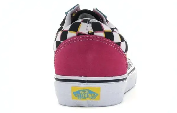 VANS Old Skool "crazy Checks" Sneakers - Blue/yellow