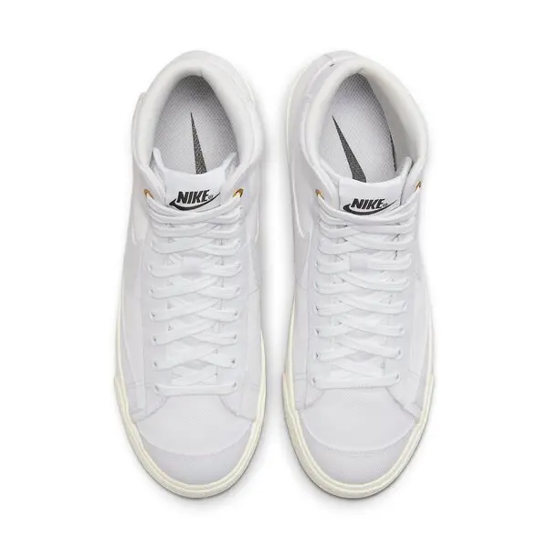 Nike Blazer Mid '77 Canvas High Top Sneakers - White/sail