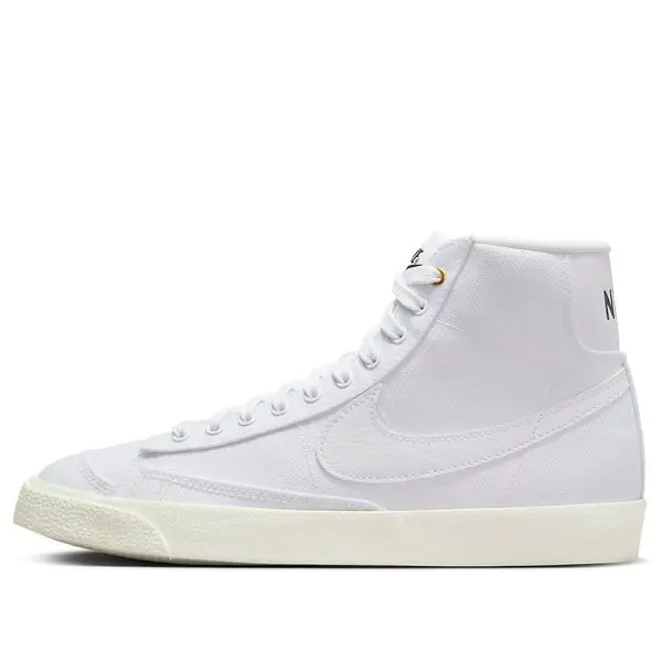 Nike Blazer Mid '77 Canvas High Top Sneakers - White/sail