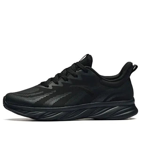 ANTA Running Series Lace-up Sneakers - Black