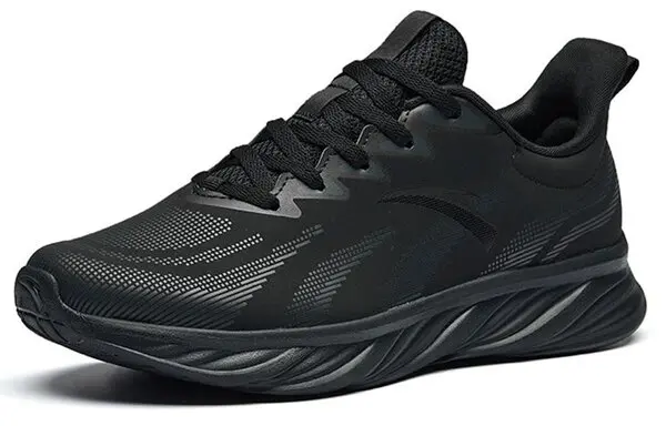 ANTA Running Series Lace-up Sneakers - Black