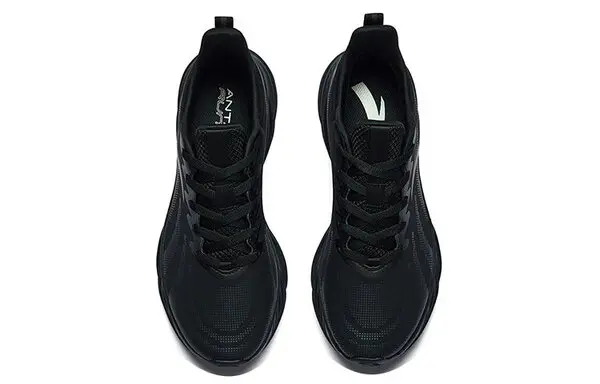 ANTA Running Series Lace-up Sneakers - Black