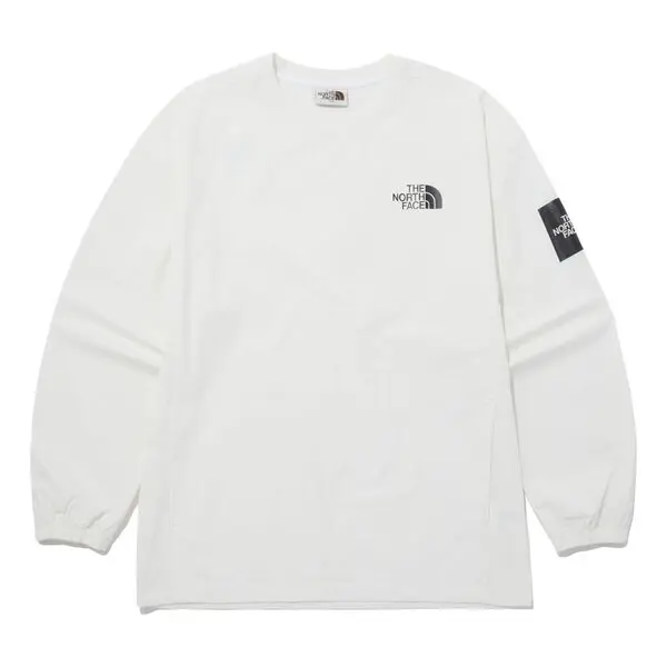 The North Face Label Long Sleeve T-shirt - White