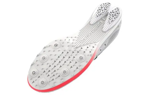 Under Armour Shakedown Elite Breeze Soccer Cleats - White/black/red