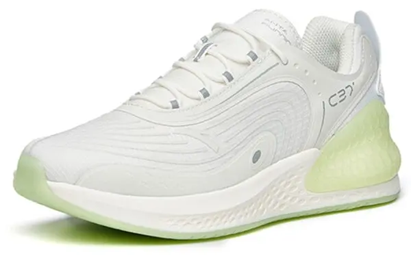 ANTA C37+ Low Top Sneakers - White/green