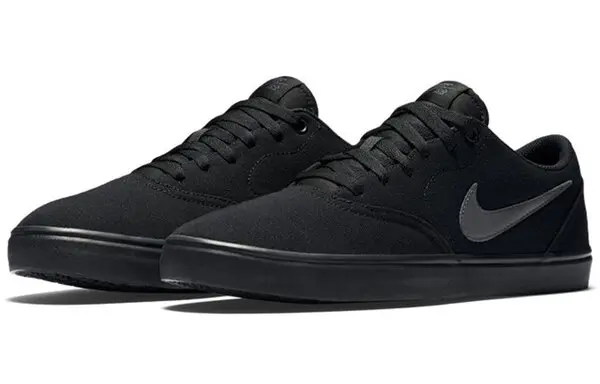 Nike Check Solarsoft Canvas Sb Sneakers - Black/anthracite