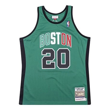Mitchell & Ness Ray Allen 2007-08 Miami Heat Authentic Jersey - Green