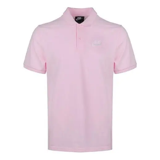 Nike Casual Short Sleeve Polo Pink Polo Shirt - Light Pink