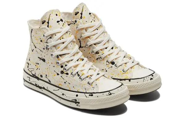 CONVERSE Chuck 70 High Top Sneakers - Black/white/yellow