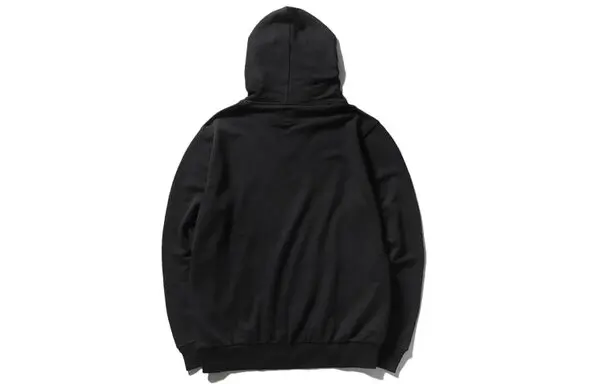 VANS Alphabet Pattern Pullover Hoodie - Black