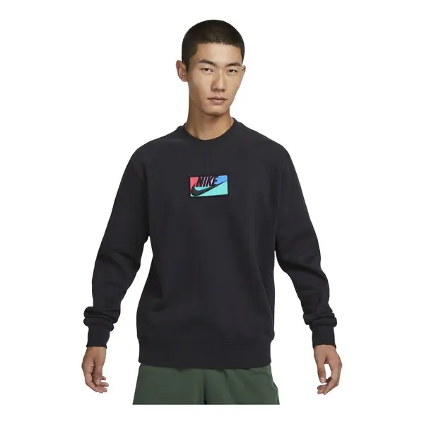 Nike Club Fleece Crew Sweatshirt - Black