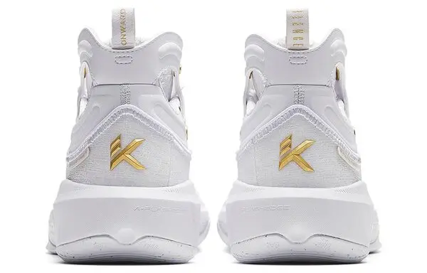 ANTA Klay Thompson High Top Sneakers - White/gold