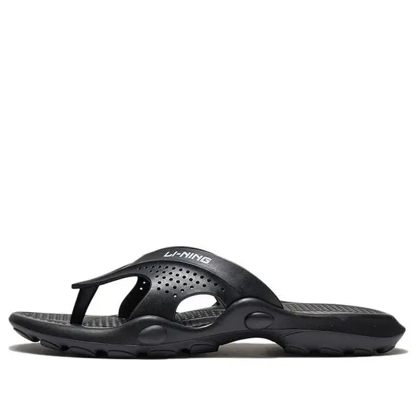 LI-NING Casual Sports Flip-flop Sandals - Black