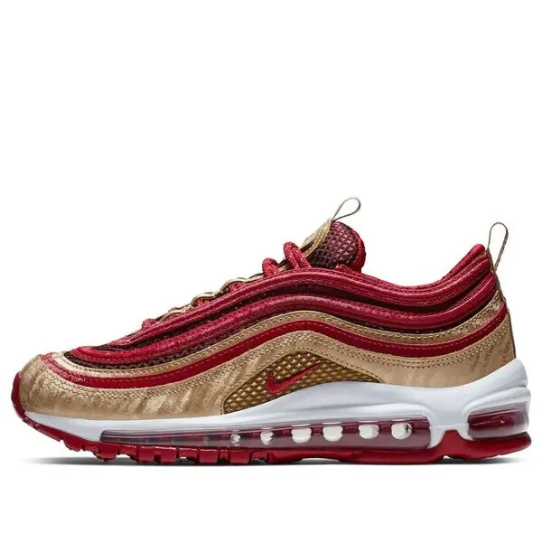Nike Max 97 Qs Sneakers - Gold/red