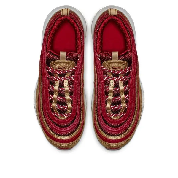 Nike Max 97 Qs Sneakers - Gold/red