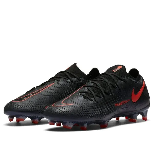 Nike Phantom Gt Elite Fg Athletic Cleats - Black/red