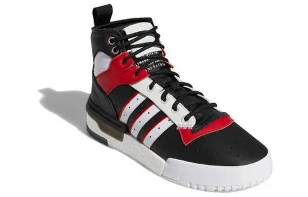 Adidas Rivalry Rm High Top Sneakers - Black/red