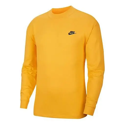 Nike Long Sleeve Casual T-shirt - Goldyellow