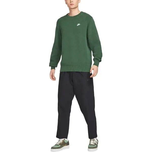 Nike Club Sweatshirt 'green - Green/white