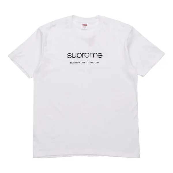Supreme Ss20 Classic Logo Short Sleeve - White