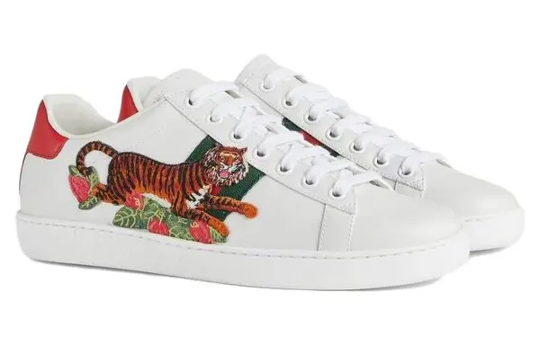 Gucci Ace Tiger Patch Sneakers