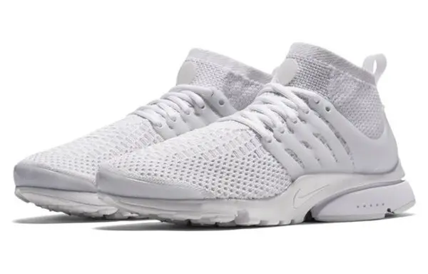 Nike Presto Ultra Flyknit Sneakers - White/white/red