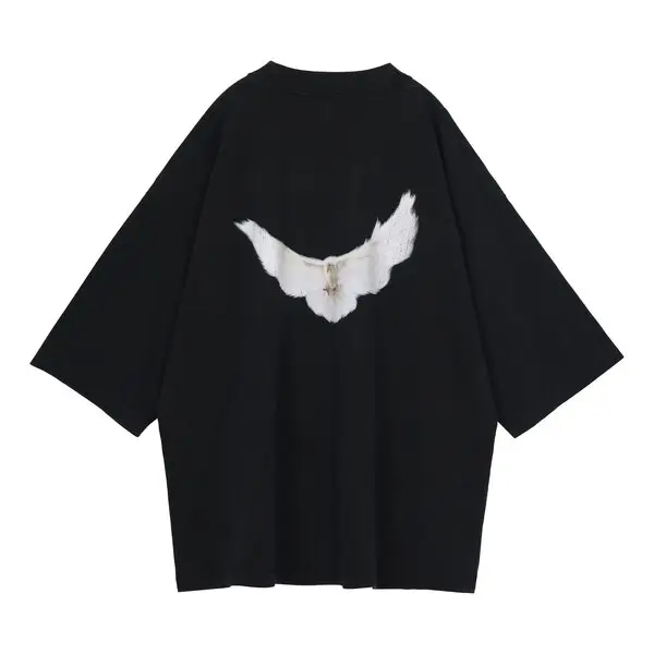 Yeezy X Balenciaga Dove 3/4 Sleeve Tee 'washed - Black