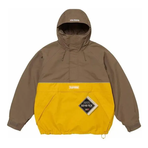 Supreme Gore-tex Anorak - Yellow/brown